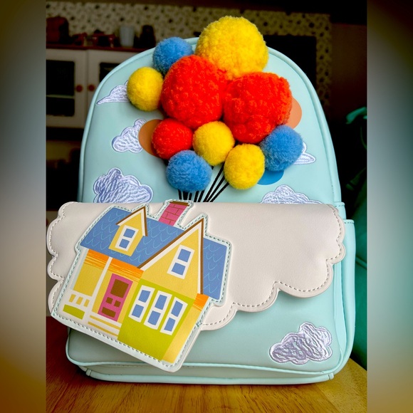 Loungefly and Pixar | Bags | Pixar Up Floating House With Pompoms ...